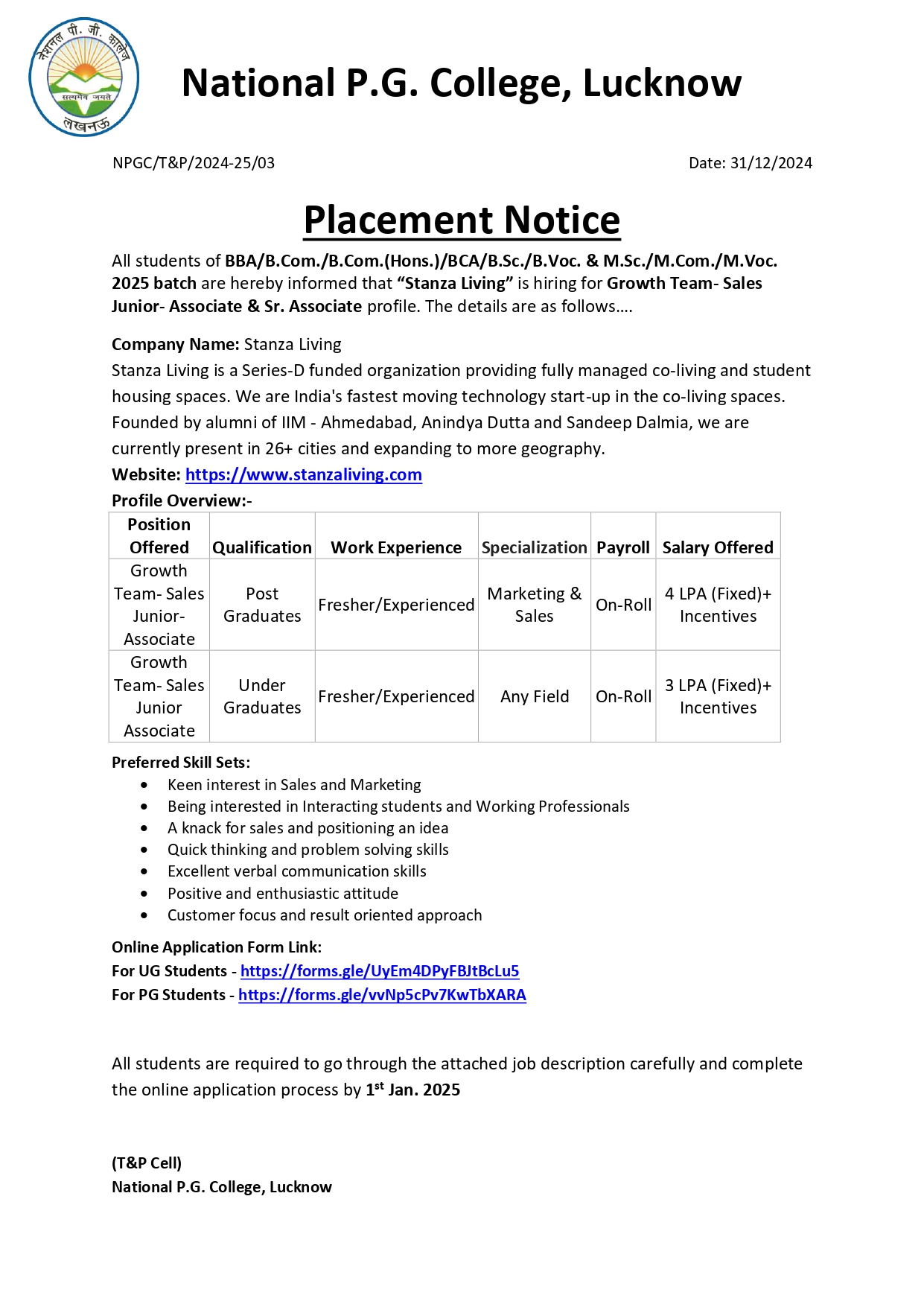 National Post Graduate College